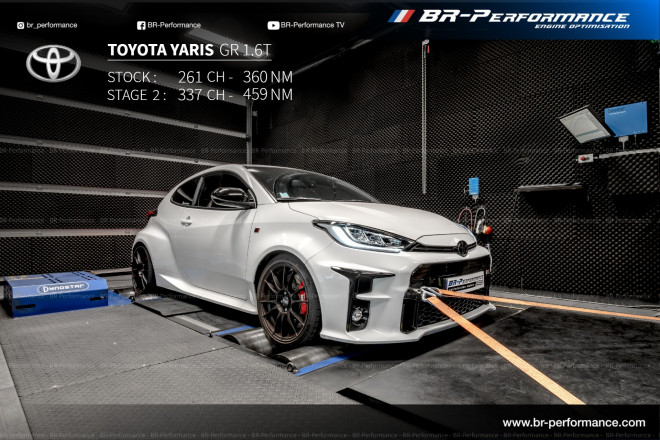 Toyota Yaris / Yaris Cross GR - 1.6T stage 2 - BR-Performance Luxembourg - Professional chiptuning